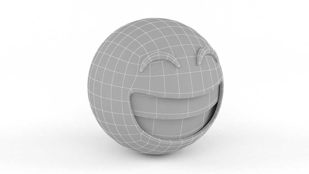 Smiling Emoji 3D model - Download Symbols on 3DModels.org