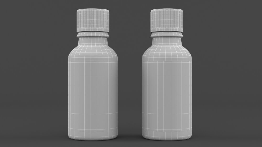 Organic Essential Oil Collection 3D model - Download Health and Beauty ...