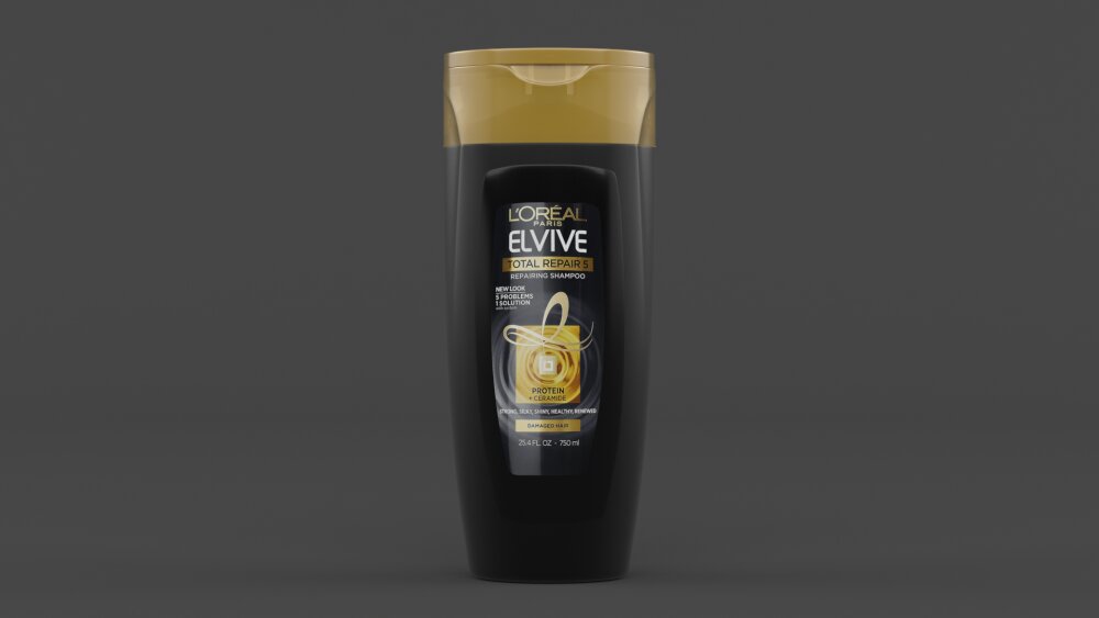 Loreal Elvive Shampoo and Conditioner Bottle 3D model - Download Health ...