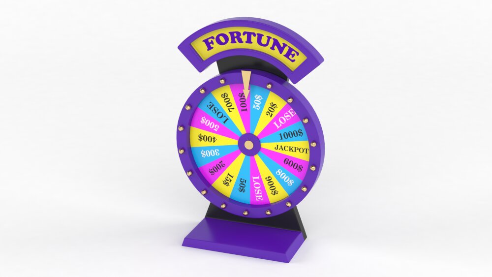 Colorful Fortune Wheel 3D model - Download Hobbies on 3DModels.org