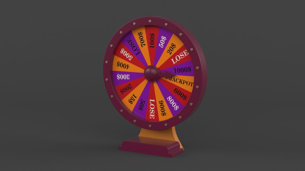 Spin to Win Wheel 3D model - Download Hobbies on 3DModels.org