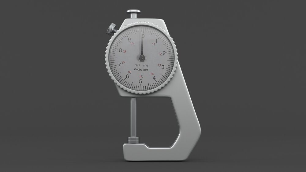 Portable Thickness Tester 3D model - Download Tools on 3DModels.org