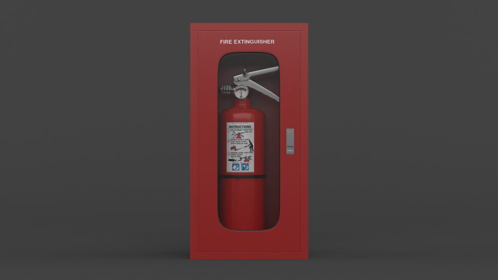 Emergency Fire Safety Equipment 3D model - Download Tools on 3DModels.org