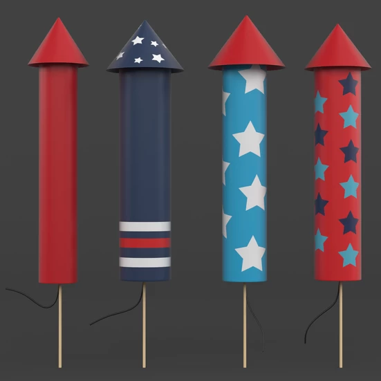 Fireworks 3D Models Download - 3DModels.org