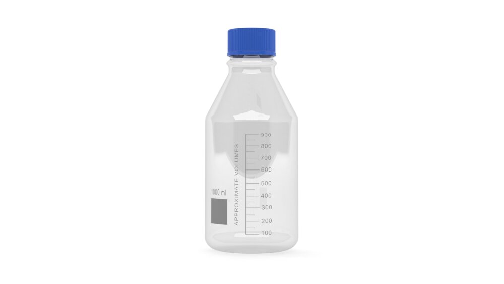Measuring Glass Bottles 3D model - Download Medical Equipment on ...