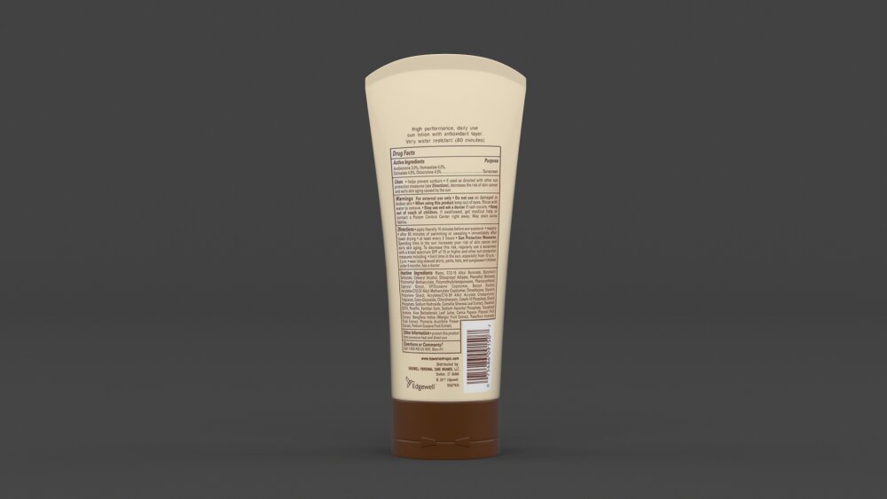 Hawaiian Tropic Sunscreen Lotion 3D model - Download Health and Beauty ...