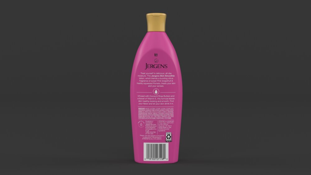 Body Lotion Jergens 3D 모델 - 다운로드 아름다움과 건강 on 3DModels.org