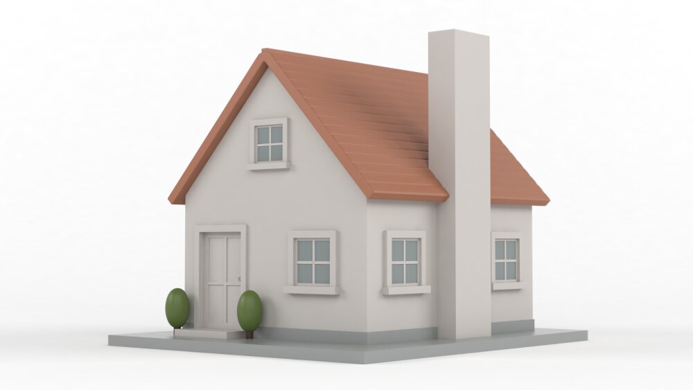 Cartoon House 3D model - Download Buildings on 3DModels.org