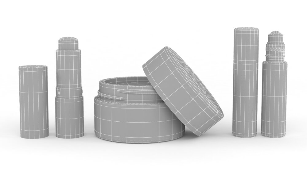 Henne Organics Lip Balm 3D model - Download Health and Beauty on ...