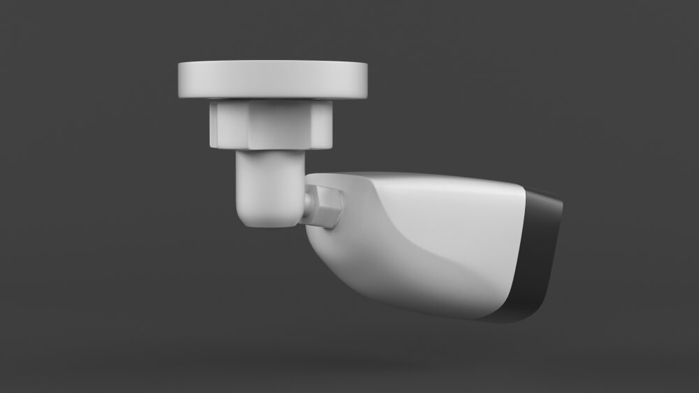 Surveillance Security Camera with Adjustable Mount 3D model - Download ...