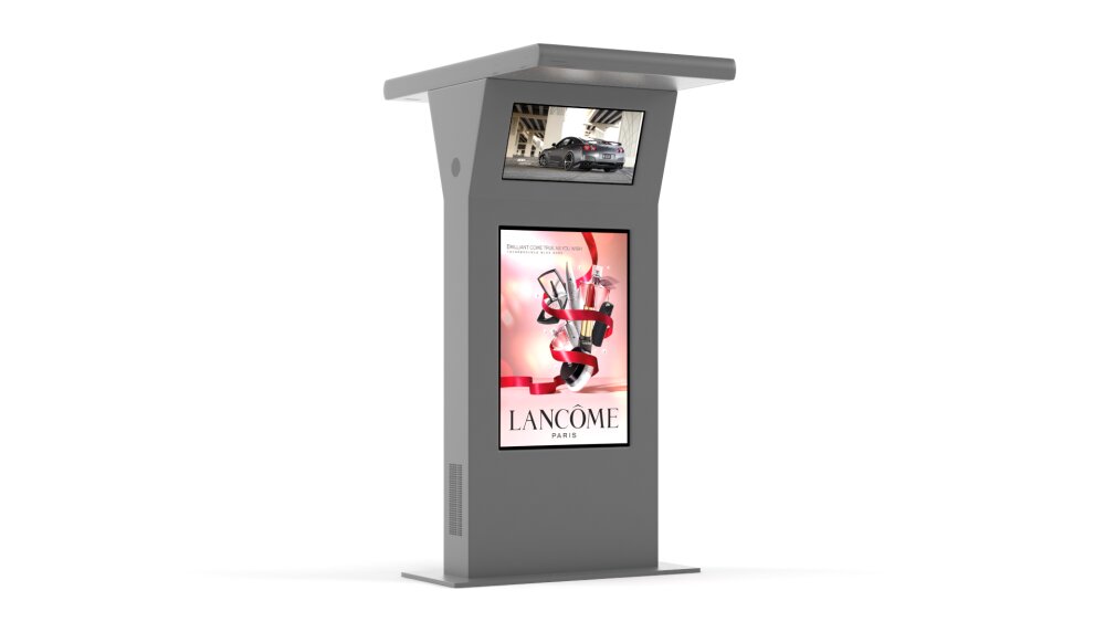 Kiosco Digital Interactivo con Pantallas Duales Modelo 3D - Descargar ...