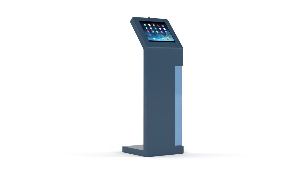 Interactive Kiosk with Integrated Touchscreen Display 3D model ...