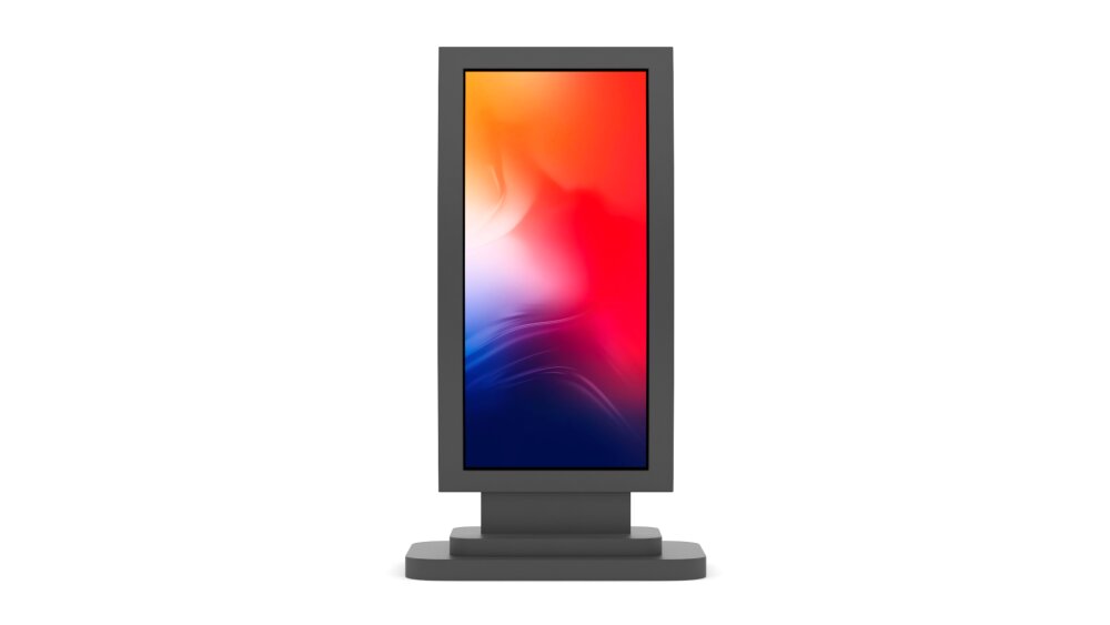 Curved Digital Signage Display with Dual-Sided Viewing 3D model ...