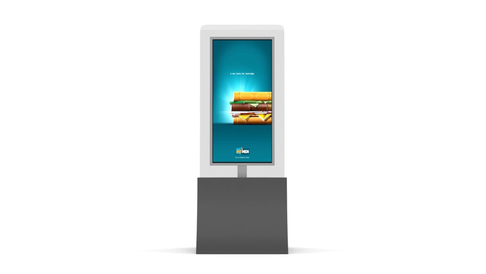 Interactive Digital Display Kiosk with Vibrant Touchscreen 3D model ...