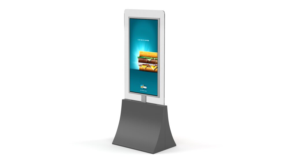 Interactive Digital Display Kiosk with Vibrant Touchscreen 3D model ...