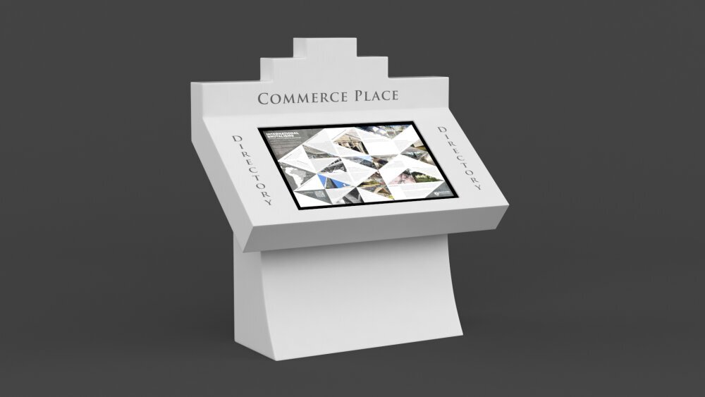 Interactive Directory Kiosk with Touchscreen Display Modelo 3D ...