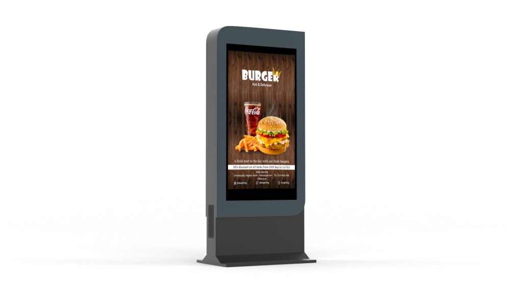 Kiosco Digital Interactivo con Pantalla Táctil Modelo 3D - Descargar ...