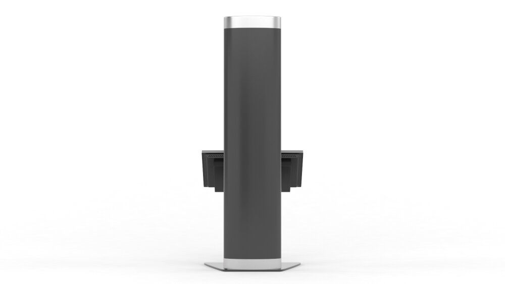 Interactive Information Terminal with Touchscreen Display 3D model ...