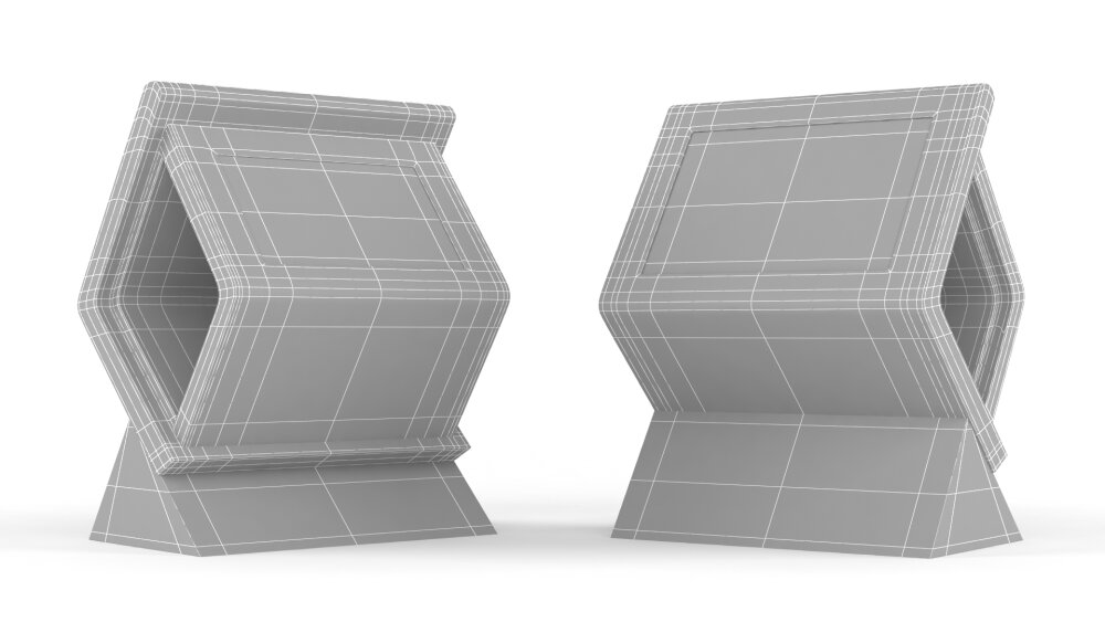 Kiosco Informativo Interactivo con Pantalla Táctil Modelo 3D ...