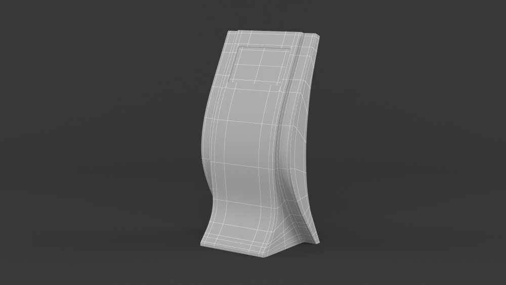 Kiosco Informativo Interactivo con Pantalla Táctil y Diseño Curvado ...