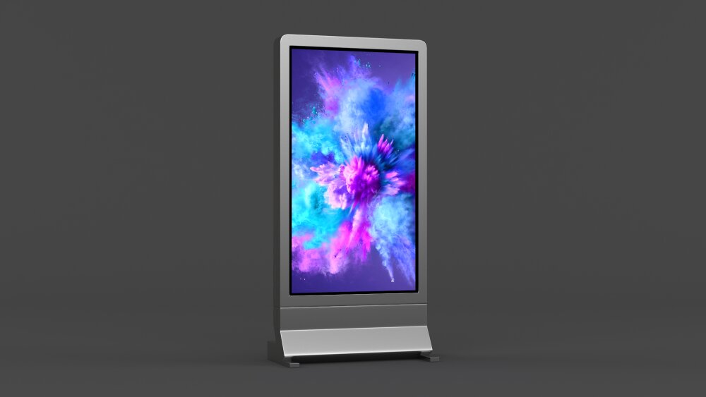 Digital Interactive Display 3D model - Download Street elements on ...