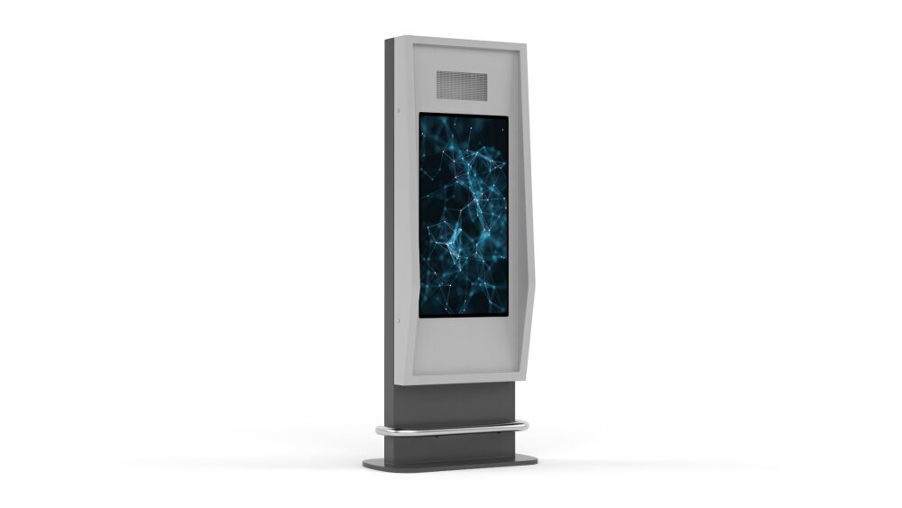 Interactive Digital Kiosk with Touchscreen Display 3D model - Download ...