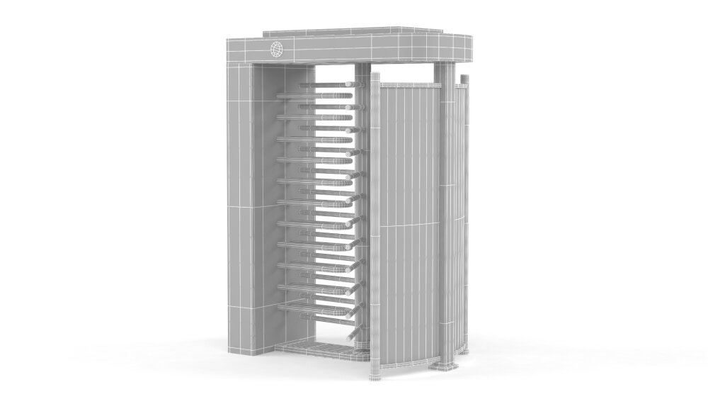 Model 3D Poartă Turnantă - Descarcă Elemente stradale pe 3DModels.org
