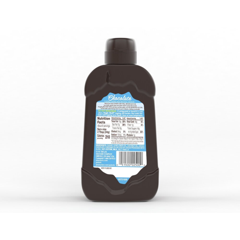 Magic Shell Chocolate Fudge 3D model - Download Bottles, Cans on ...
