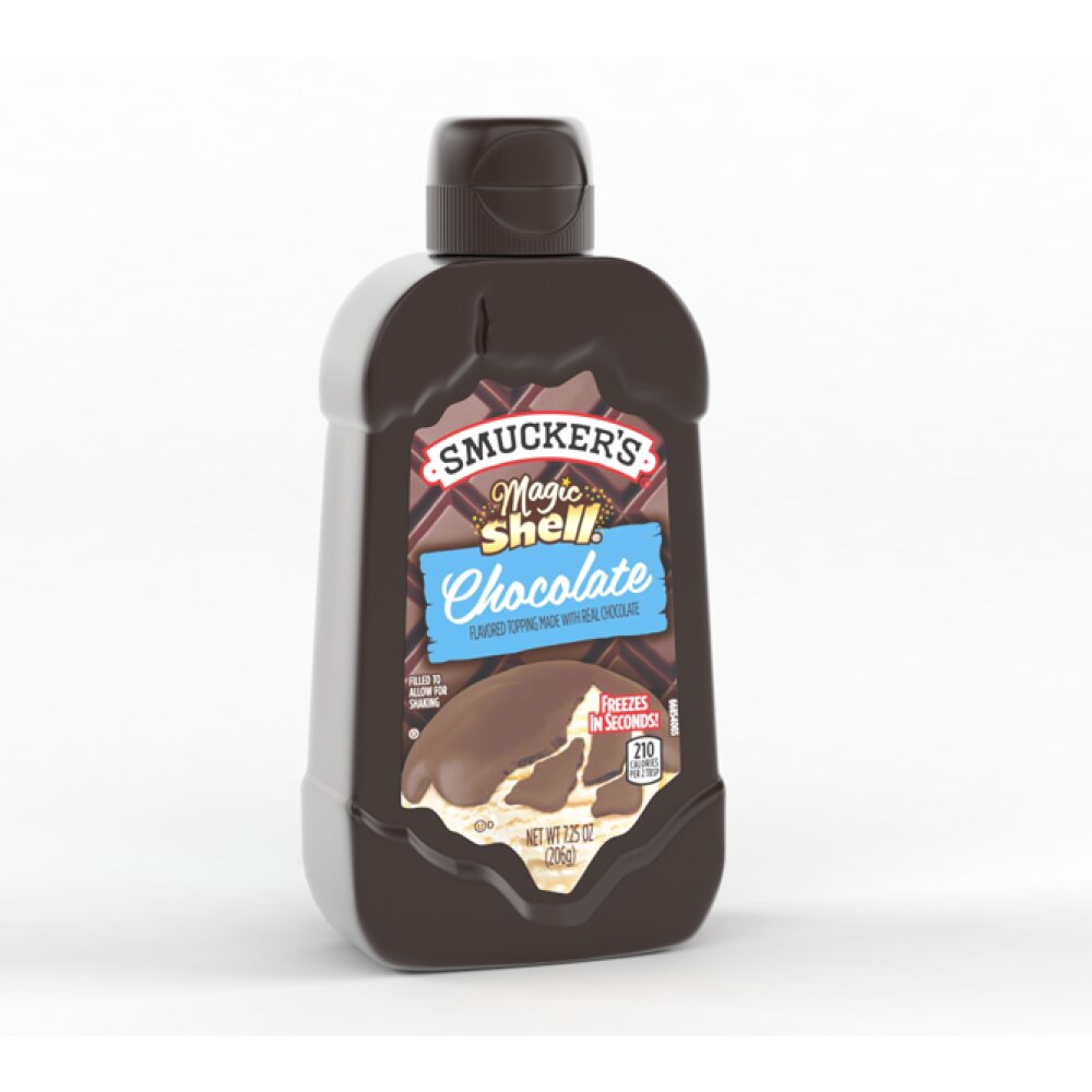 Magic Shell Chocolate Fudge 3D model - Download Bottles, Cans on ...