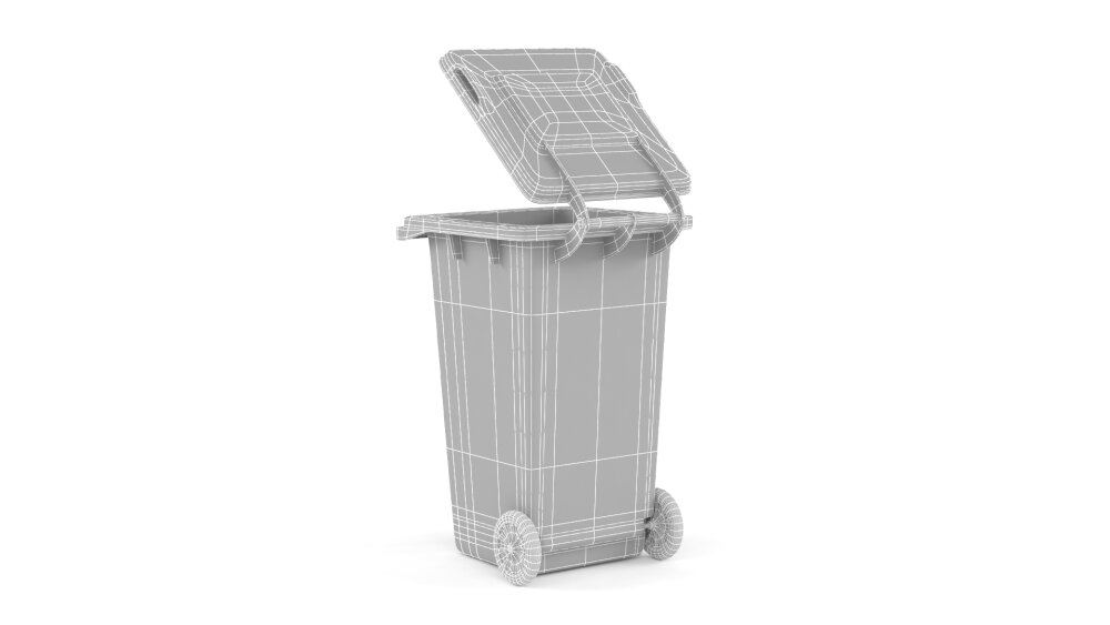 Waste Bin 3D model - Download Street elements on 3DModels.org