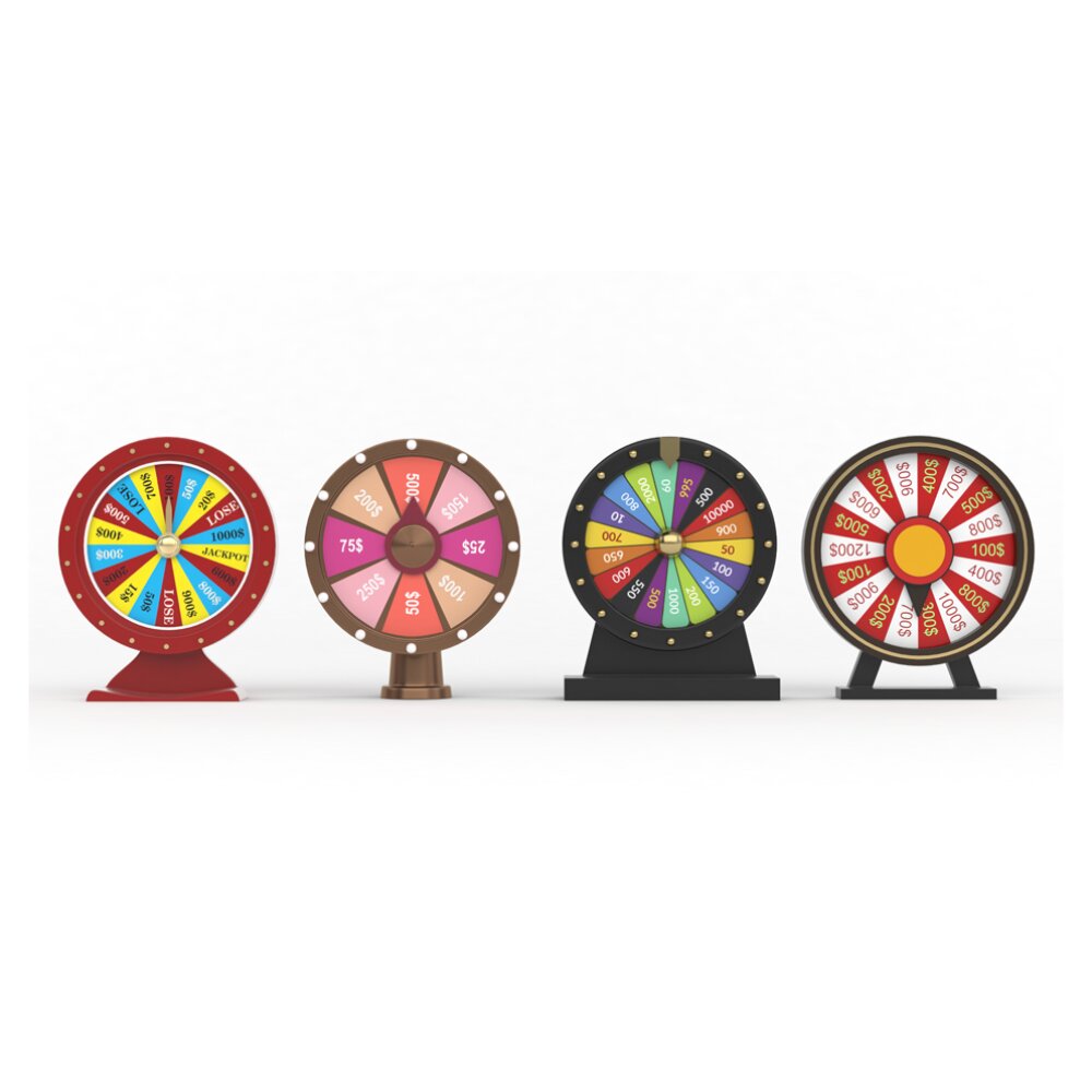 Wheel of Fortune Collection 3D model - Download Hobbies on 3DModels.org