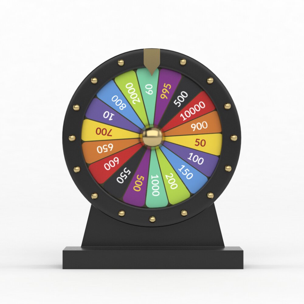 Set of Four Wheel of Fortune Collection 3D model - Download Hobbies on ...