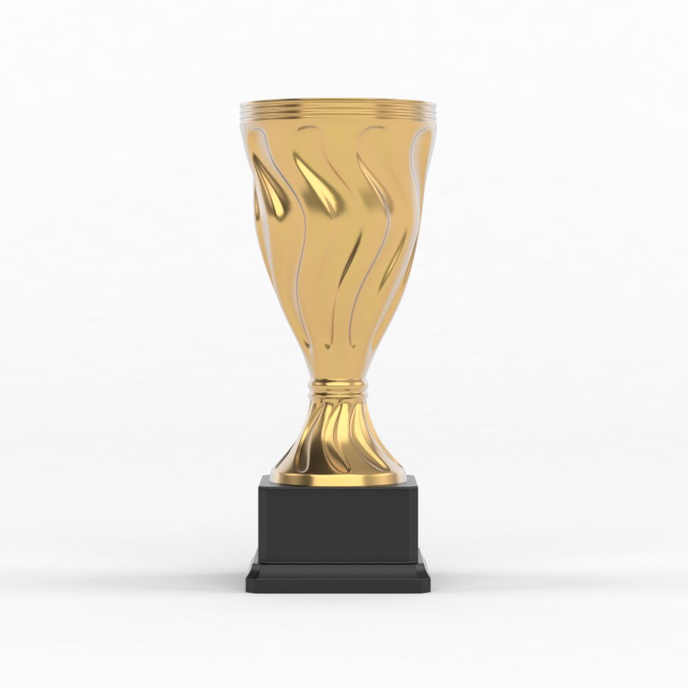 Golden Trophy Collection on Black Bases 3D model - Download Sports ...
