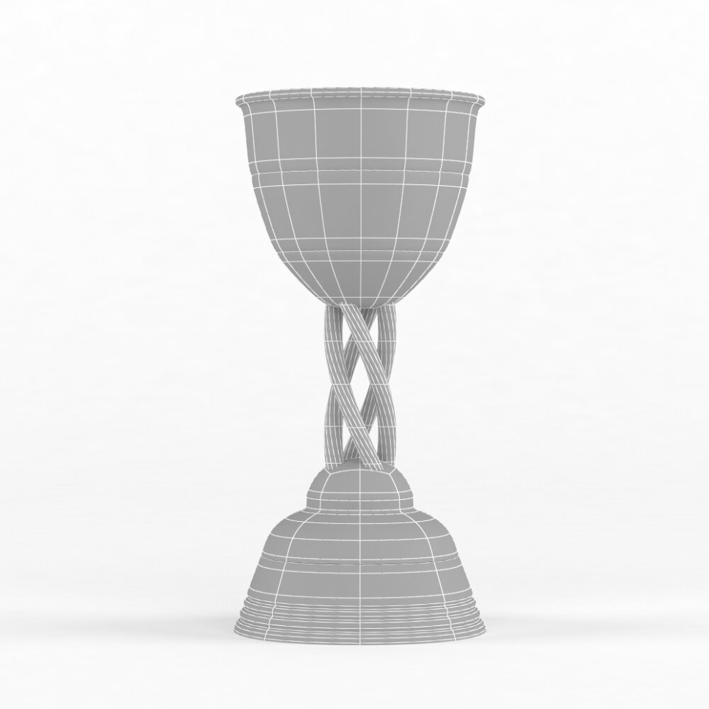 Gold Trophy Collection with Black Bases 3D model - Download Trophy on ...