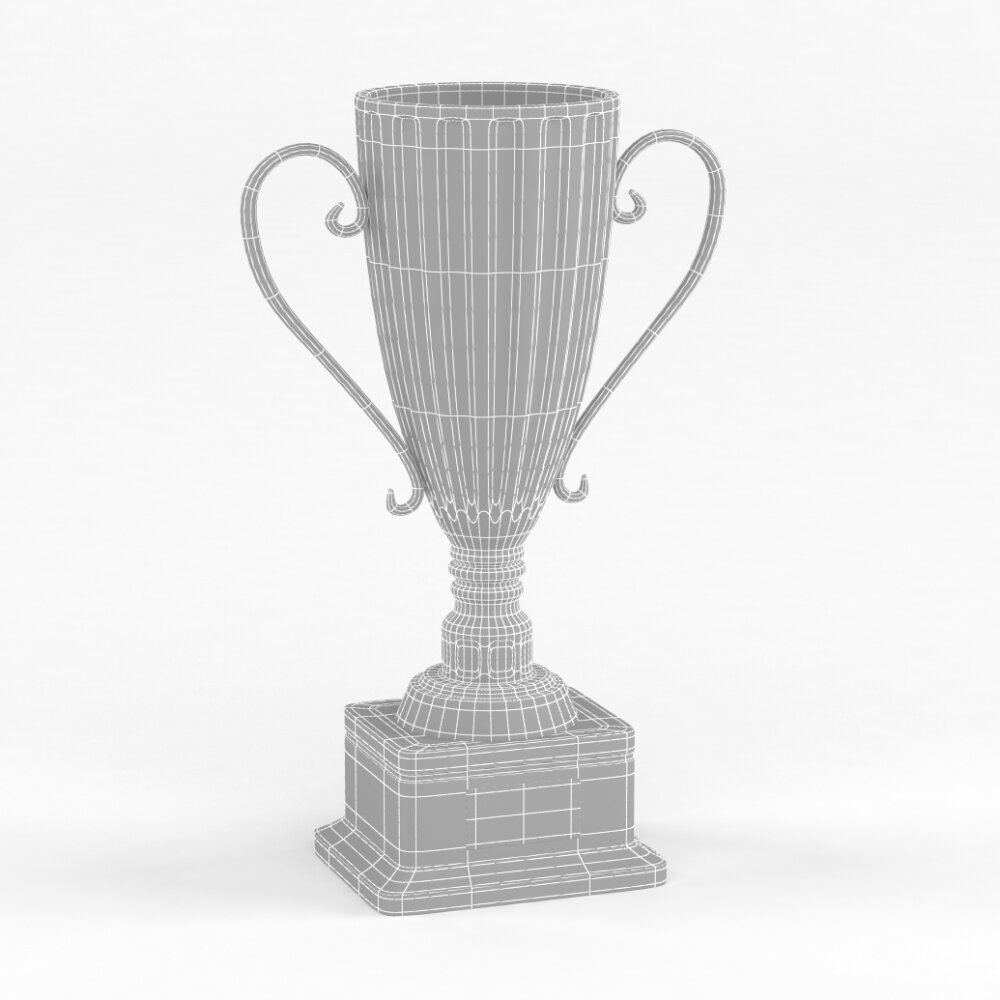 Sports Trophy Cup Set 3D model - Download Trophy on 3DModels.org