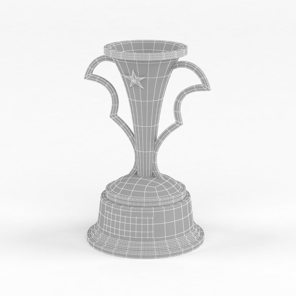 Assorted Gold Trophy Collection 3D model - Download Trophy on 3DModels.org