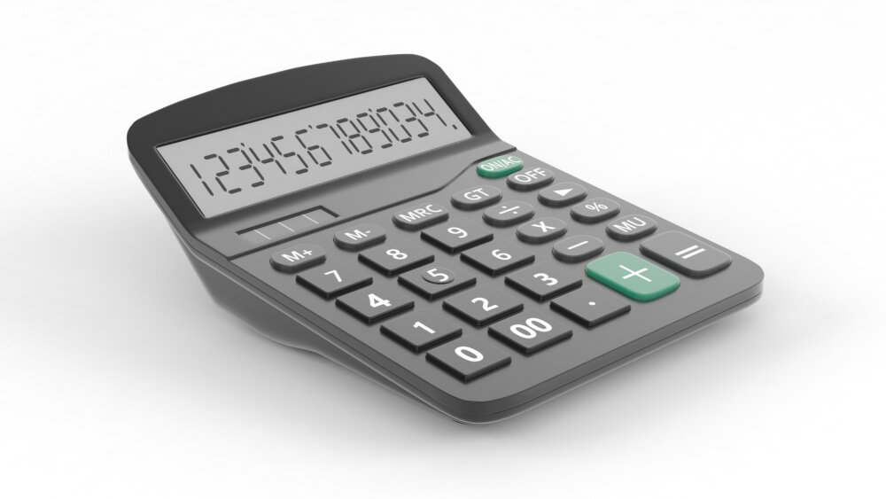Dual Calculator Set 3D model - Download Stationery on 3DModels.org