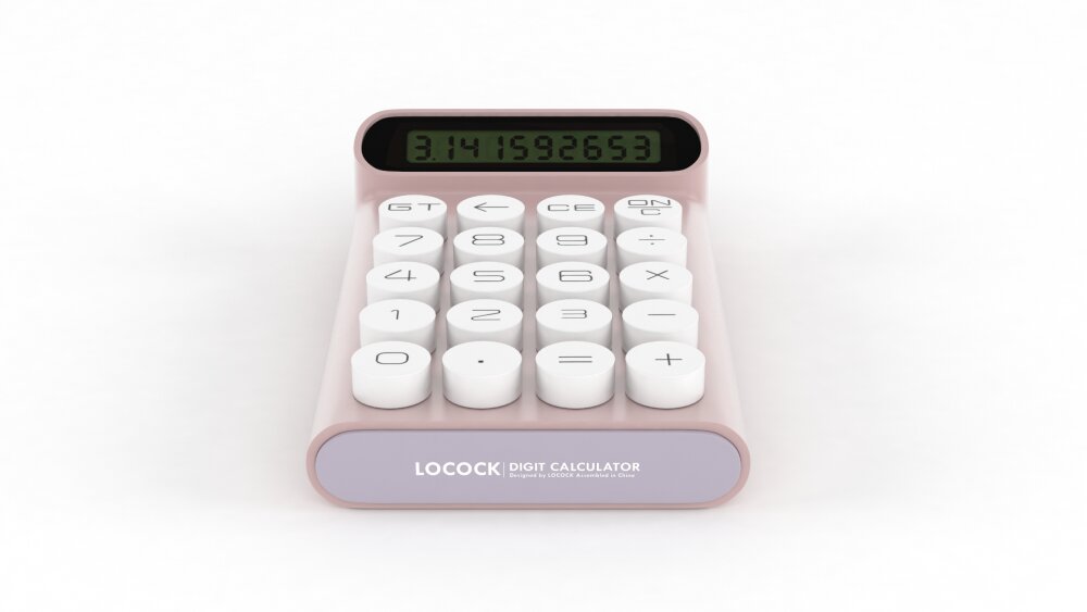 Dual Calculator Set 3D model - Download Stationery on 3DModels.org