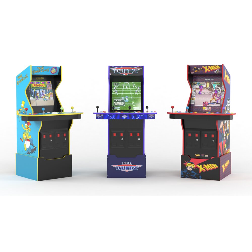 Retro Arcade Game Machine Collection 3D model - Download Game Console ...