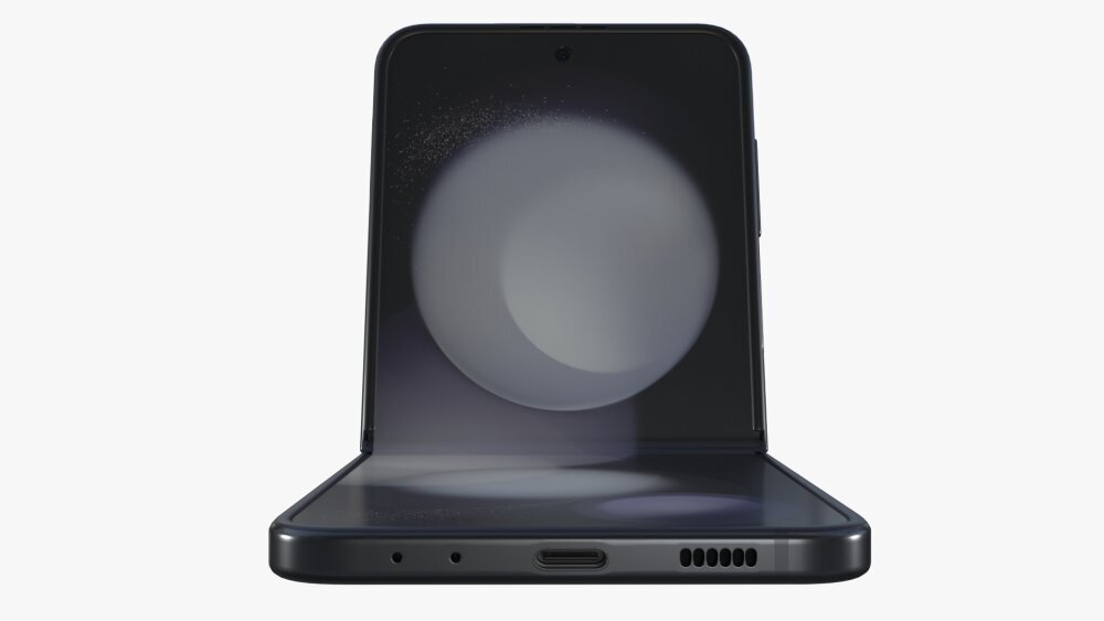 Samsung Galaxy Z Flip 5 Graphite 3D model - Download Phones on 3DModels.org