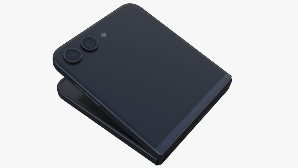 Samsung Galaxy Z Flip 5 Graphite 3D model - Download Phones on 3DModels.org