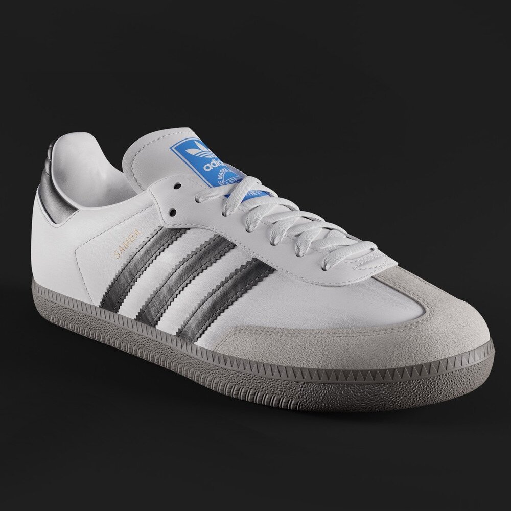 Adidas Samba Classic Leather 3D model - Download Shoes on 3DModels.org
