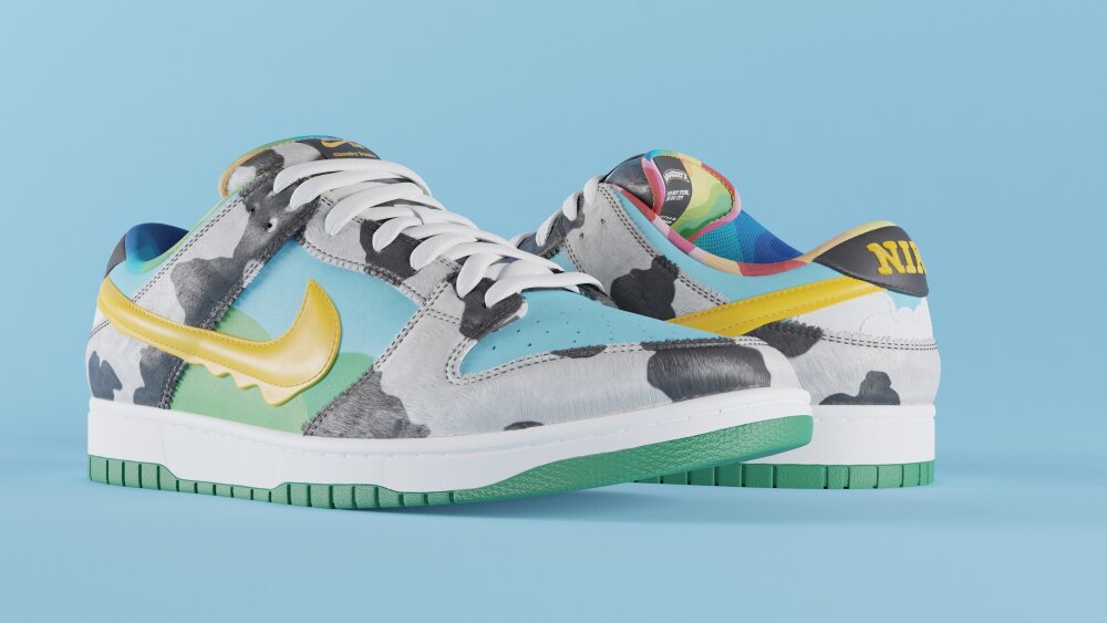 Nike Dunk Sb Chunky Dunky 3D model - Download Shoes on 3DModels.org
