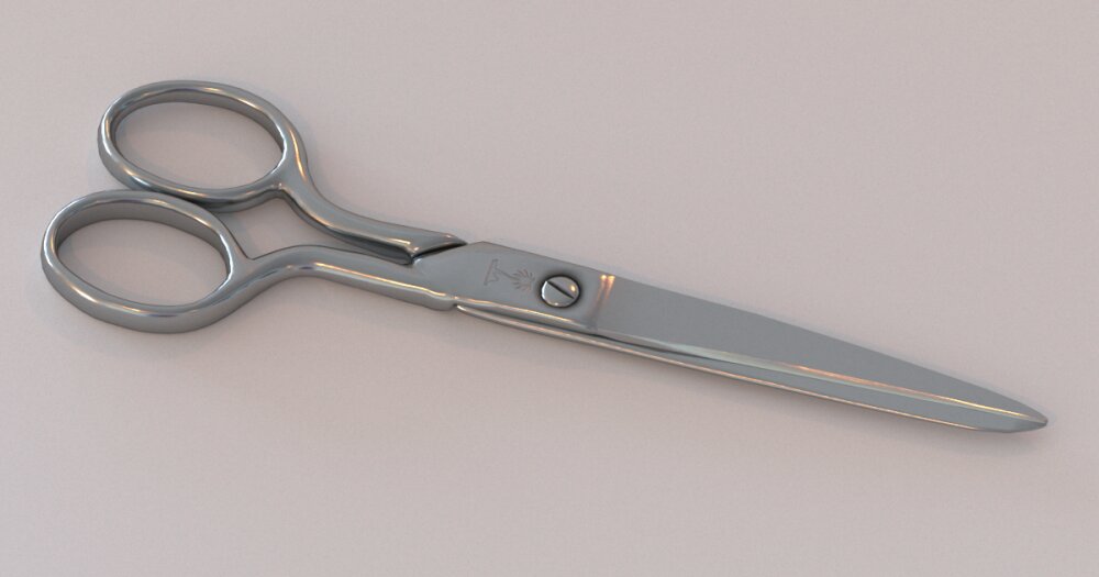 Pair of Scissors 3D model - Download Tools on 3DModels.org