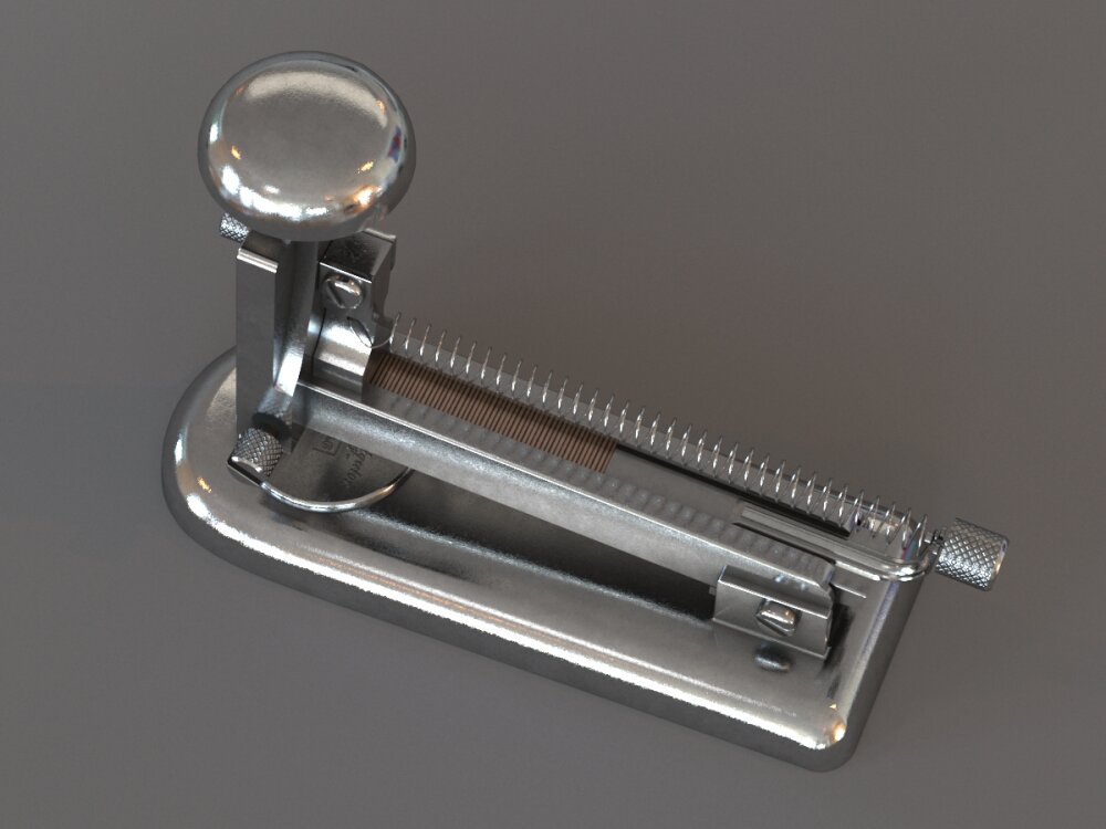 Vintage Stapler 3D model - Download Stationery on 3DModels.org