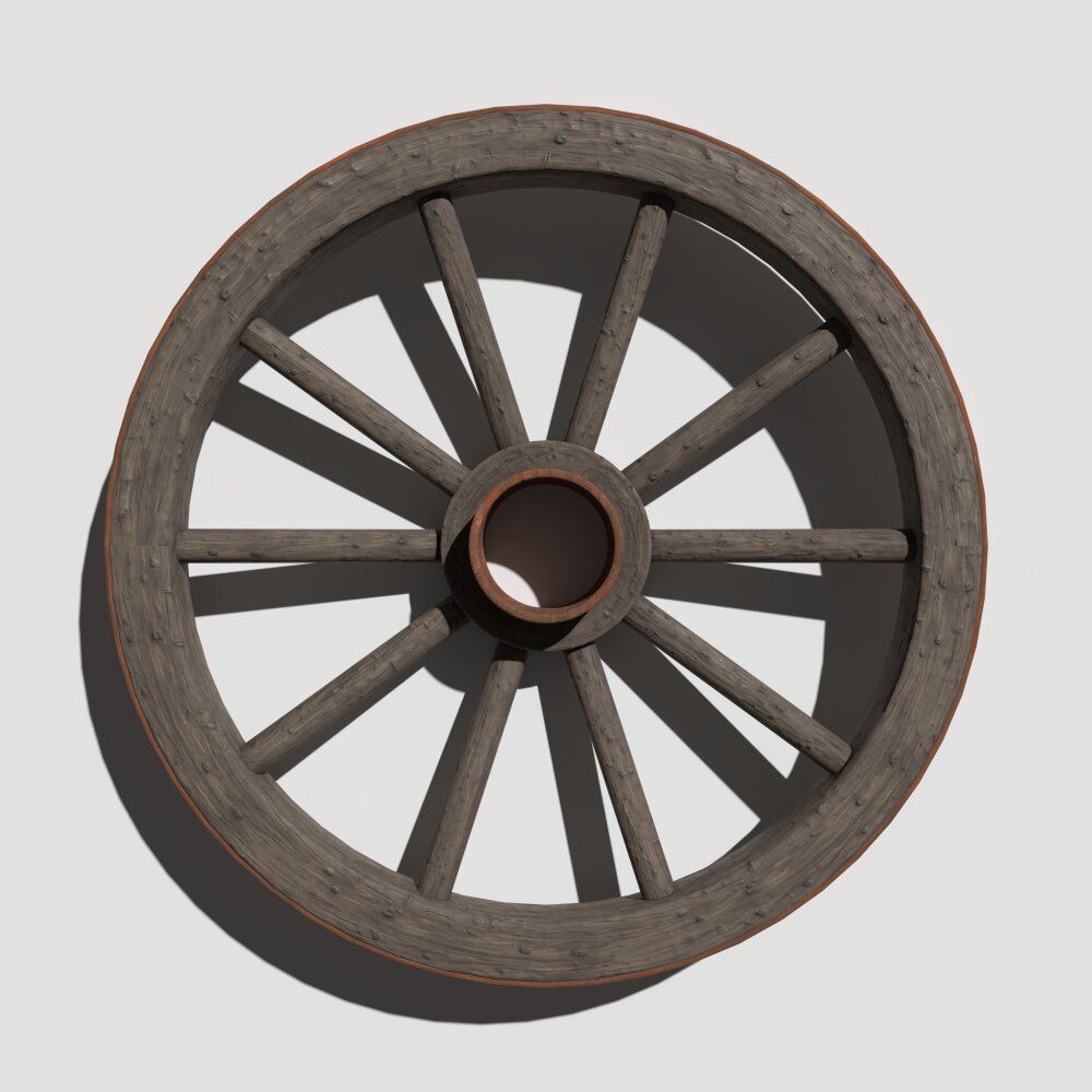 Cart Wheel 3D model - Download Wheels on 3DModels.org