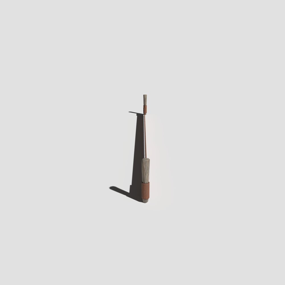 Rusty Saw 3D model - Download Tools on 3DModels.org