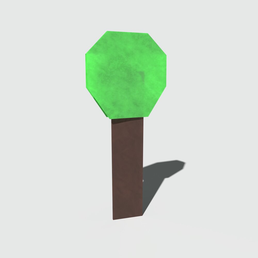 Origami Yksinkertainen Puu 3D-malli - Lataa Harrastukset päällä ...