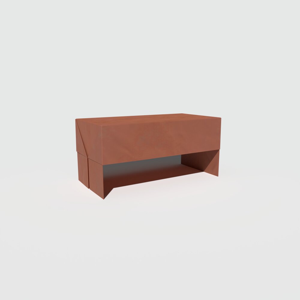 Origami Bench 3D model - Download Hobbies on 3DModels.org