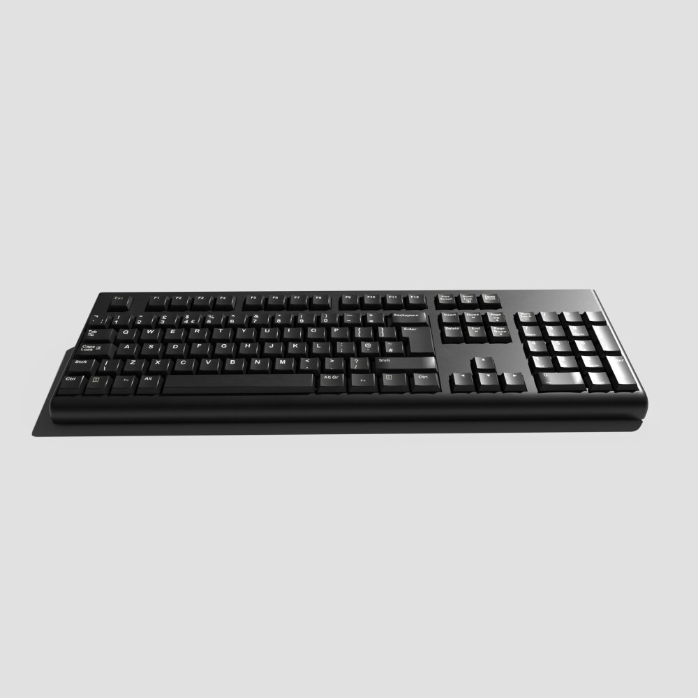 Keyboard 3D model - Download Computer Accessories on 3DModels.org